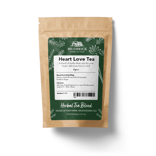 Heart Love Tea | Herb Tea - Mudbrick Herb Cottage