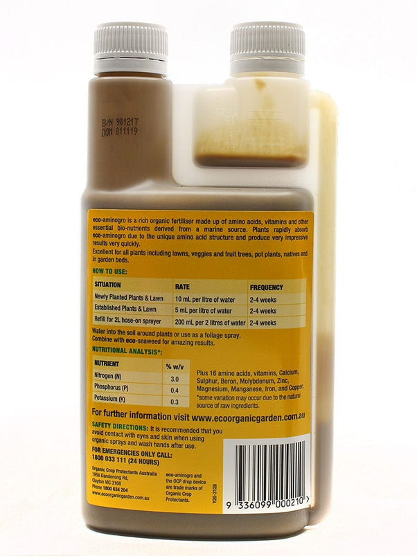Eco Aminogro Organic 500ml - Mudbrick Herb Cottage