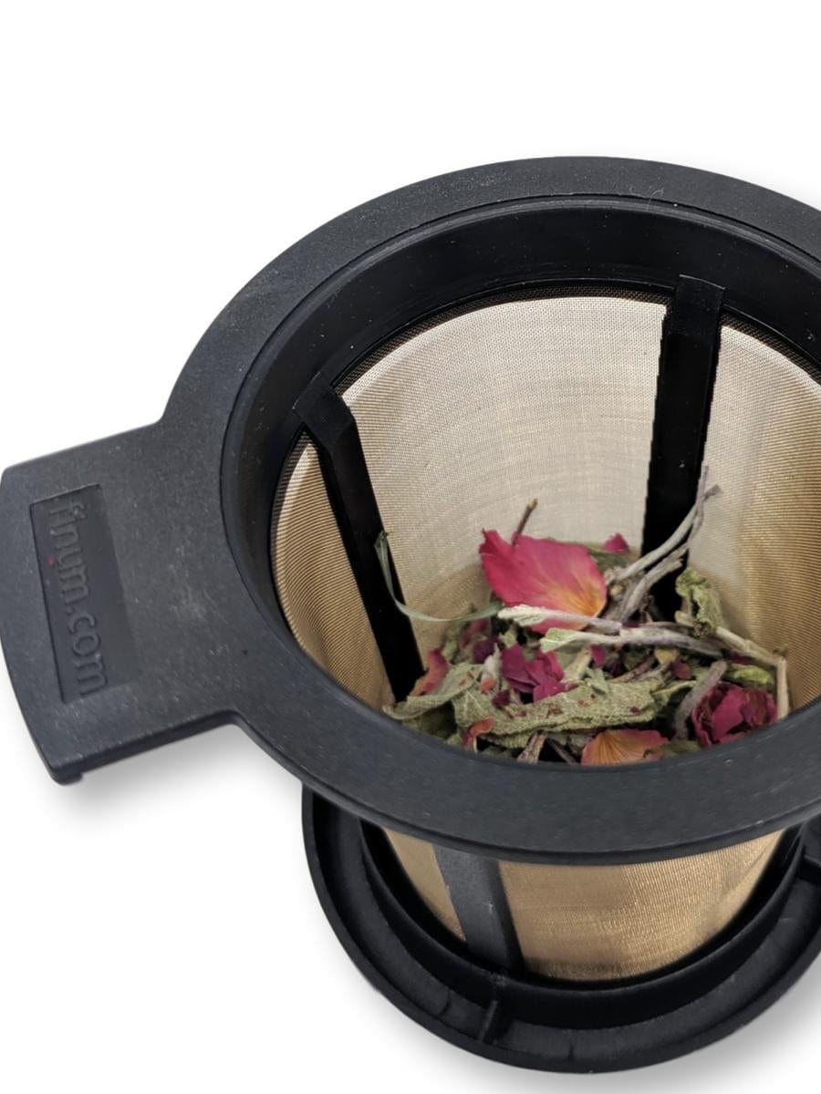 Tea Infuser Basket - Finum Brewing Basket - Mudbrick Herb Cottage