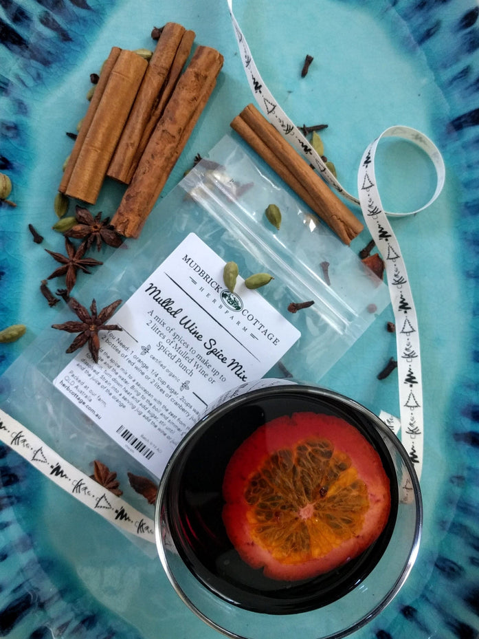 Mulled Wine Spice Mix - Mudbrick Herb Cottage
