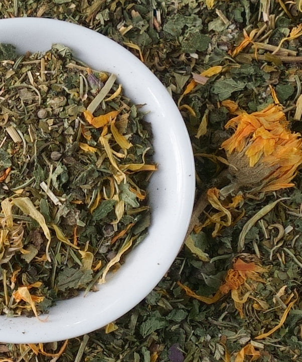 PMS Herb Tea Blend - Mudbrick Herb Cottage